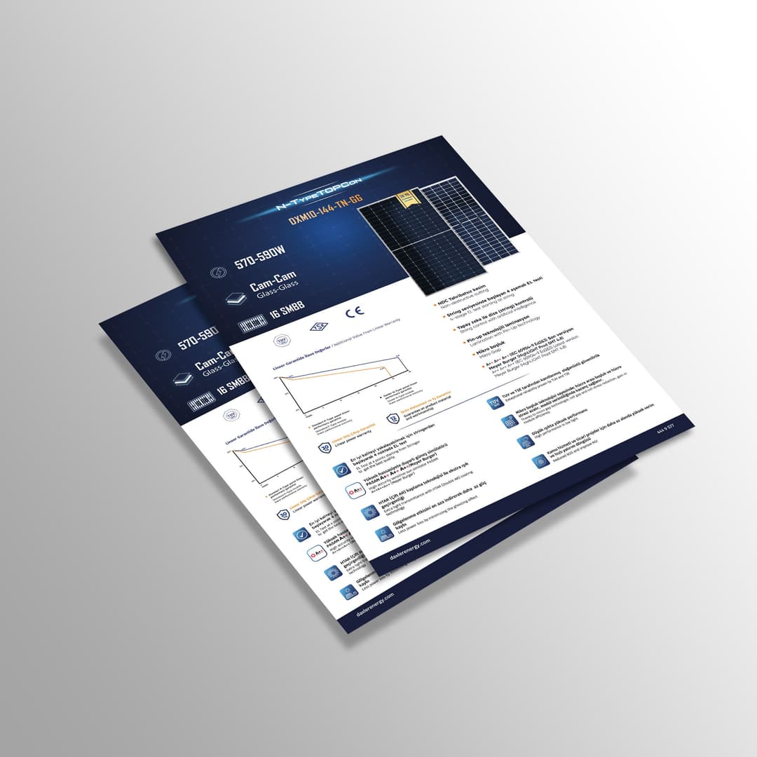 Ürün Kataloğu PDF ve Dijital Arşiv | Daxler Energy